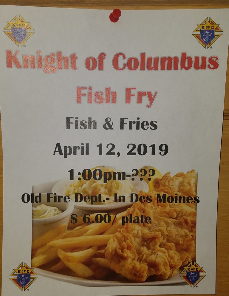 Knights of Columbus Fish Fry Des Moines – KRTN Enchanted Air Radio