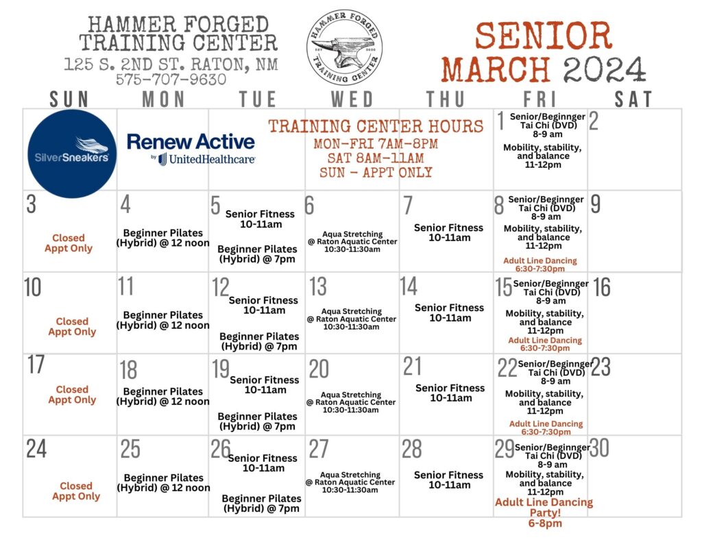 Hammer Forged Training Center Senior Mobility, Stability, & Balance ...